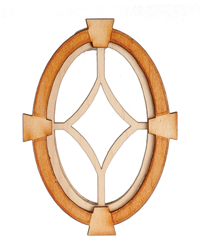 AS2147 - Star Oval Keystone Window