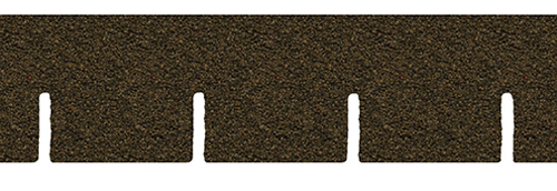 AS4004 - Brown Square Asphalt Shingles, 157 Square Inches