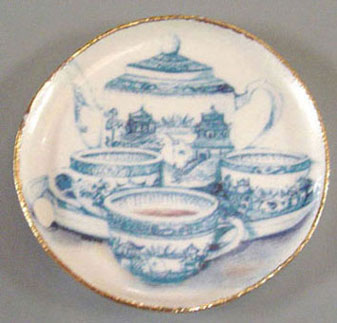 BYBCDD316 - Blue Delft Tea Set Platter