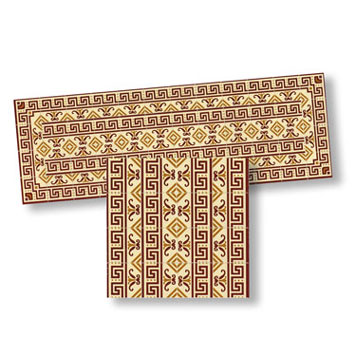 WM34180 - Mosaic Floor Tile Borders, 1 Piece